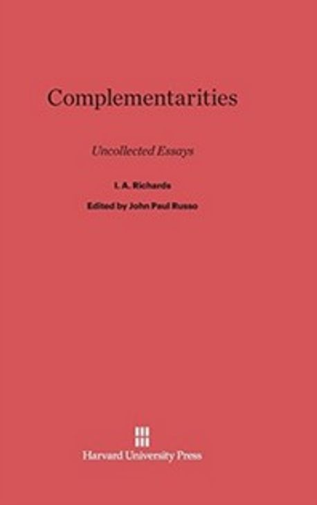 Complementarities | Richards, I. a. - 교보문고