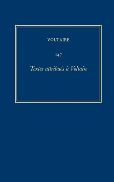 Complete Works of Voltaire 147 | Renwick, John - 교보문고