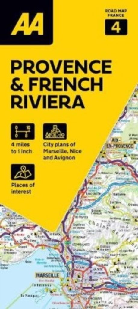 AA Road Map Provence & French Riviera | - 교보문고