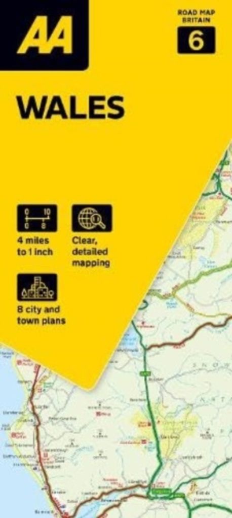 AA Road Map Wales | - 교보문고