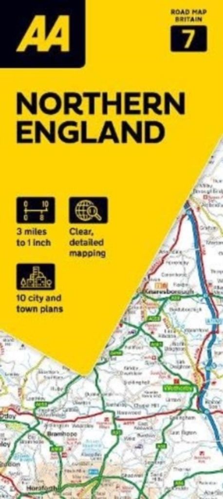 AA Road Map Northern England | - 교보문고