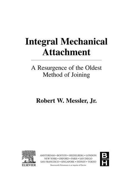 Integral Mechanical Attachment | Messler, Robert W., Jr. - 교보문고