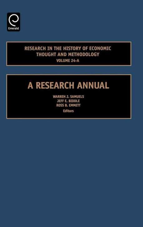 Research in the History of Economic Thought and Methodology | Samuels ...
