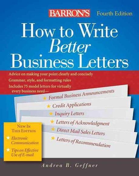 How to Write Better Business Letter (Fourth Edition) | - 교보문고