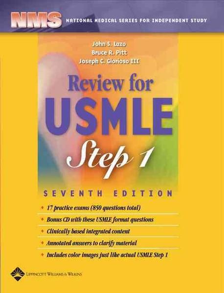 Review for Usmle Step 1, 7/e | Lazo, John S./ Pitt, Bruce R./ Glorioso ...