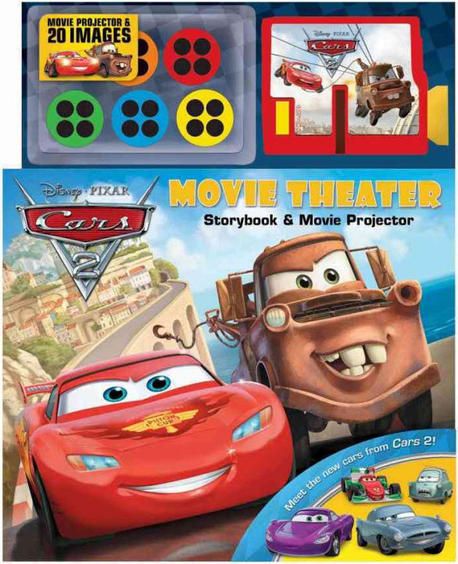 Disney Pixar Cars 2 Storybook and Movie Projector 디즈니 카 무비씨어터북 | Disney ...