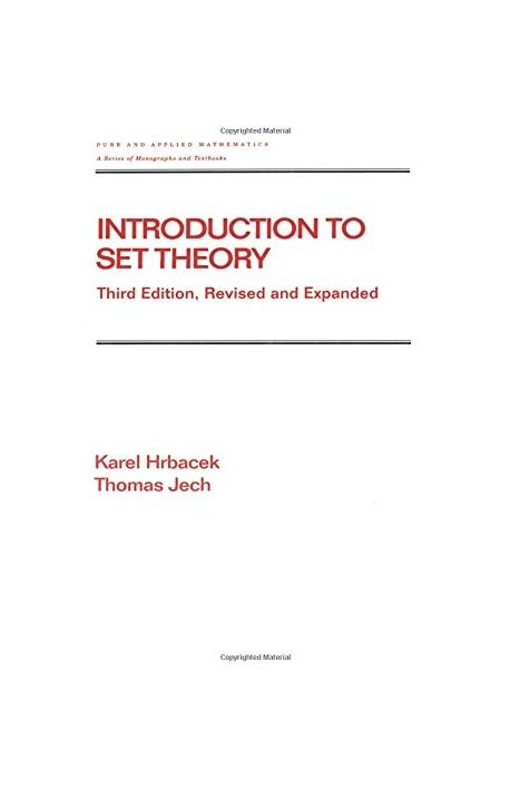 Introduction to Set Theory, Revised and Expanded | Hrbacek, Karel - 교보문고