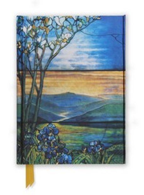 Tiffany Leaded Landscape with Magnolia Tree (Foiled Journal) | Flame ...