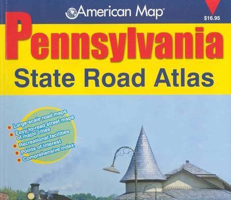 American Map Pennsylvania State Road Atlas | ADC, the Map People (NA ...