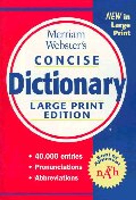 Merriam Webster's Concise Dictionary(Light Print/E) | Merriam Webster ...
