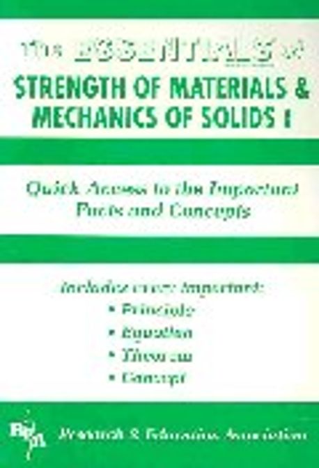 Essentials of Strength of Materials and Mechanics of Solids I | Research and Education ...