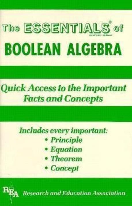 Boolean Algebra Essentials | Research & Education Association - 교보문고