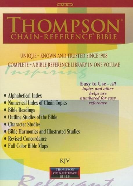 Thompson Chain-Reference Bible-KJV | Kirkbride Bible Company - 교보문고
