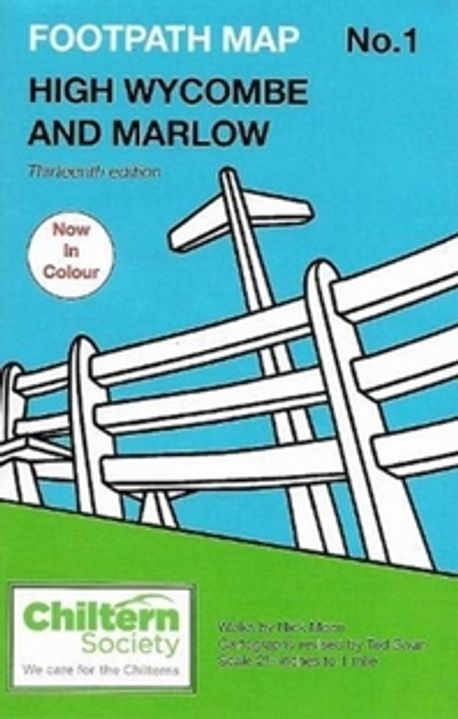 Map 1 Footpath Map No. 1 High Wycombe and Marlow | Nick Moon - 교보문고