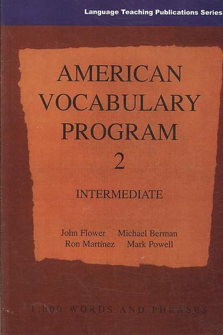 American Vocabulary Program 2 Intermediate | - 교보문고