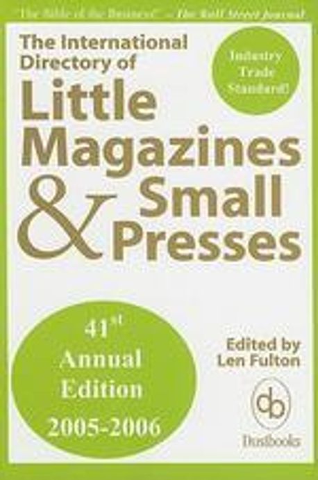 International Directory of Little Magazines and Small Presses | Fulton ...