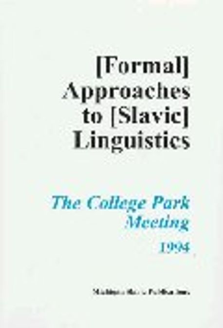 Annual Workshop on Formal Approaches to Slavic Linguistics | Workshop on Formal Approaches to ...