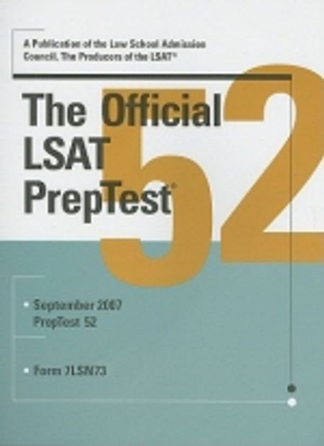 Official LSAT PrepTest | Law School Admission Council - 교보문고