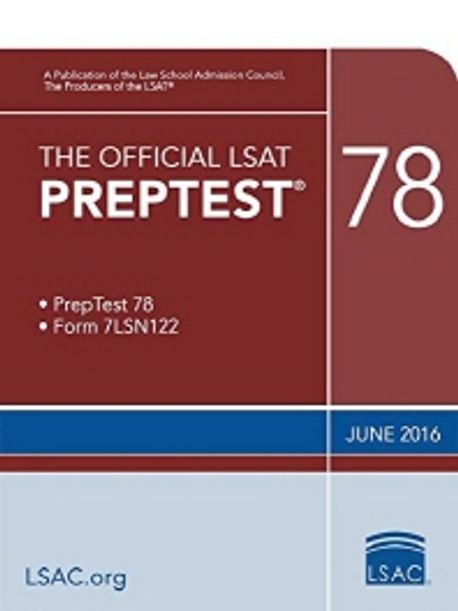 The Official LSAT Preptest 78 | Law School Admission Council - 교보문고