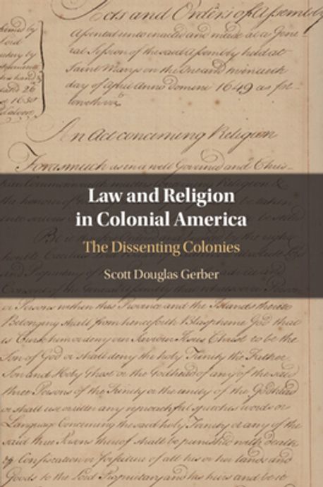 Law and Religion in Colonial America | Scott Douglas (Ohio Northern ...