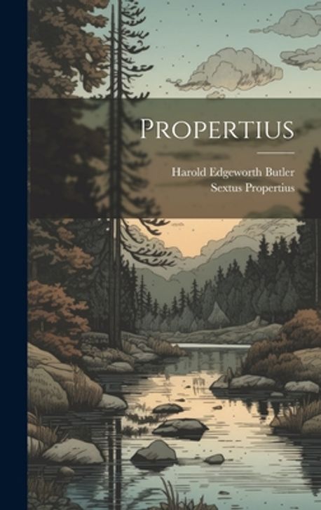 Propertius | Sextus, Propertius - 교보문고