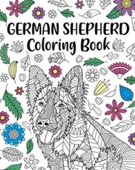German Shepherd Coloring Book | Paperland - 교보문고
