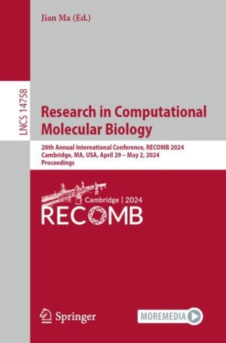 Research in Computational Molecular Biology | Ma, Jian - 교보문고