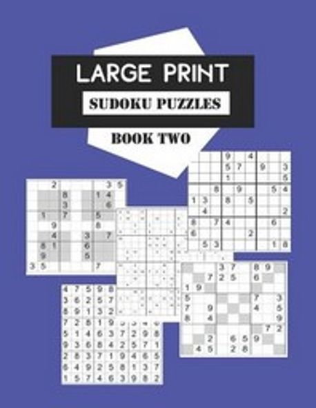 Large Print Sudoku Puzzles Book Two | Sandelwood, Jo - 교보문고