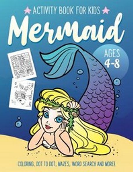 Mermaid Activity Book for Kids Ages 4-8 | Activity Rockstar - 교보문고