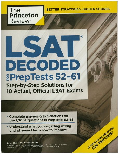LSAT Decoded (Preptests 52-61) | Princeton Review - 교보문고