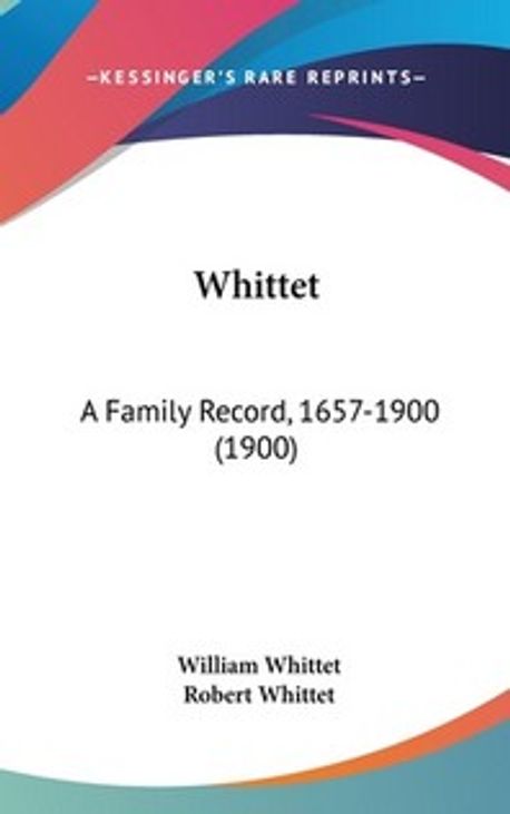 Whittet | Whittet, William - 교보문고