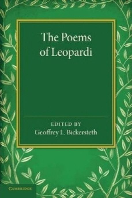 The Poems of Leopardi | Giacomo Leopardi - 교보문고