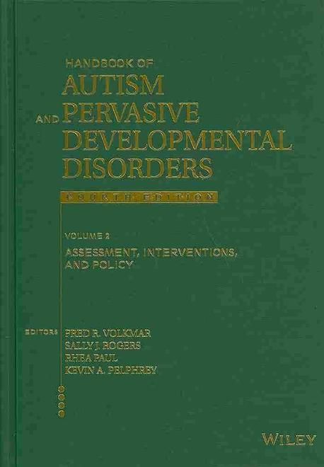 Handbook of Autism and Pervasive Developmental Disorders, Volume 2 ...
