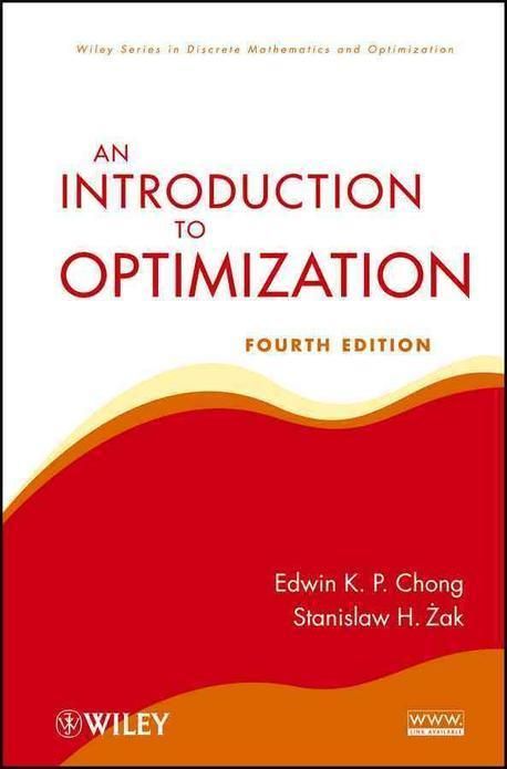 Optimization 4E | Chong, Edwin K. P. - 교보문고