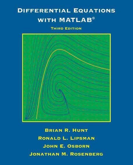 Differential Equations with MATLAB | John Wiley & Sons - 교보문고
