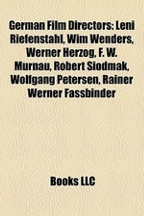 German Film Directors | Source Wikipedia - 교보문고