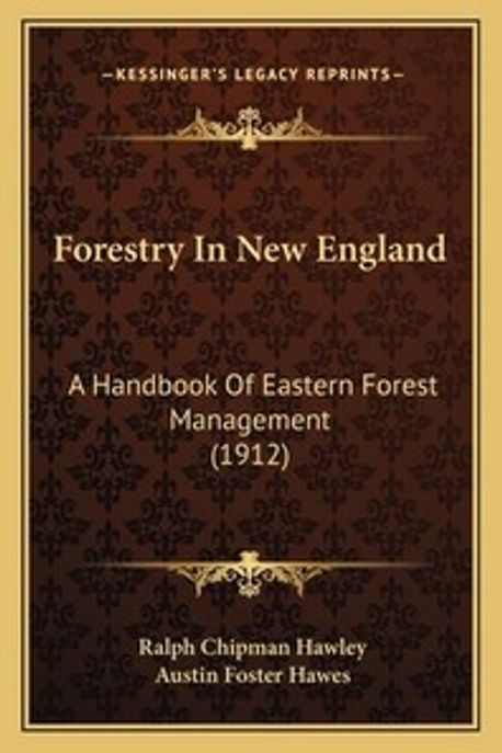 Forestry In New England | Hawley, Ralph Chipman - 교보문고