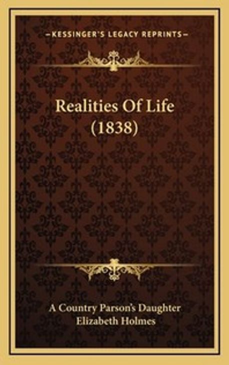Realities of Life (1838) | A. Country Parson's Daughter - 교보문고