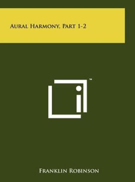 Aural Harmony, Part 1-2 | Robinson, Franklin - 교보문고