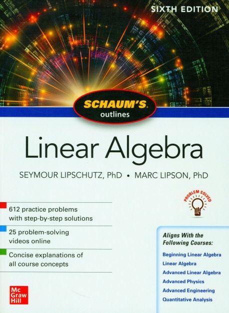 Schaum's Outline of Linear Algebra | Seymour Lipschutz, PhD - 교보문고