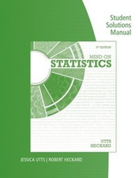 Student Solutions Manual for Utts/Heckard's Mind on Statistics, 5th | Cengage Learning - 교보문고
