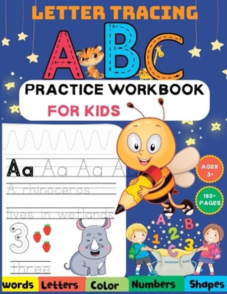 ABC Letter Tracing Practice Workbook for Kids Ages 3-5 | World, My ...