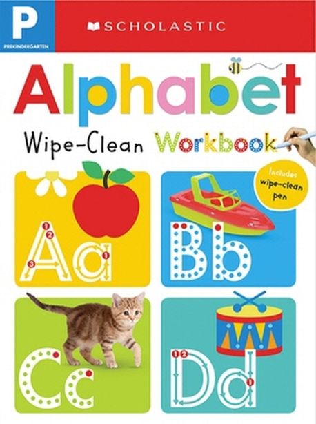 Pre-K Alphabet Wipe-Clean Workbook | Scholastic - 교보문고