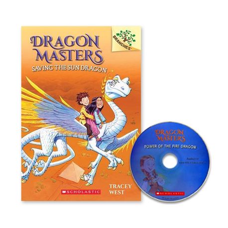 DRAGON MASTERS #2:SAVING THE SUN DRAGON (WITH CD) (NEW) | West, Tracey ...