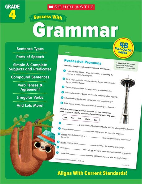 Scholastic Success with Grammar Grade 4 | Scholastic Teaching Resources ...