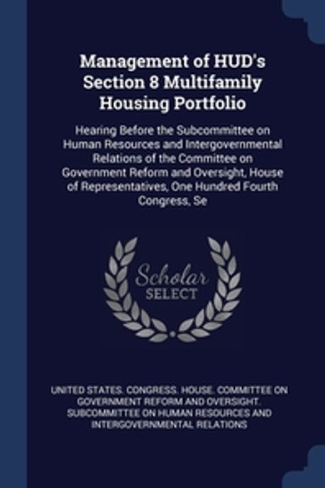 Management of HUD's Section 8 Multifamily Housing Portfolio | United ...