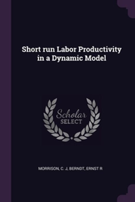 Short run Labor Productivity in a Dynamic Model | Morrison, C. J. - 교보문고