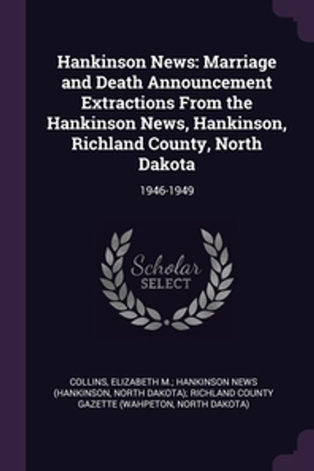 Hankinson News | Collins, Elizabeth M. Hankinson News (H - 교보문고
