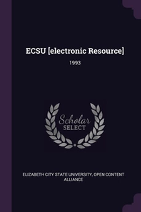ECSU [electronic Resource] | Elizabeth City State University - 교보문고