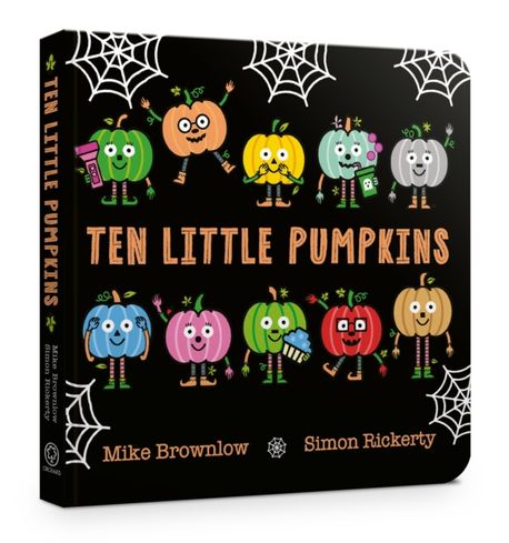 Ten Little Pumpkins Board Book | Mike Brownlow - 교보문고
